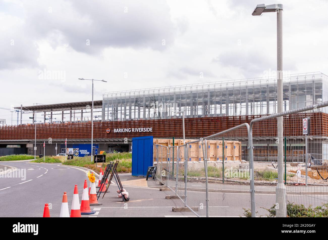 Barking Riverside railway station the Gospel Oak to Barking line ...