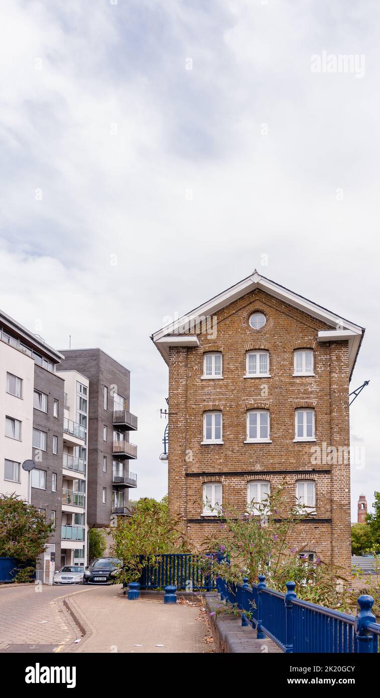 New apartment complex along the Roding Riverside in Barking, East ...