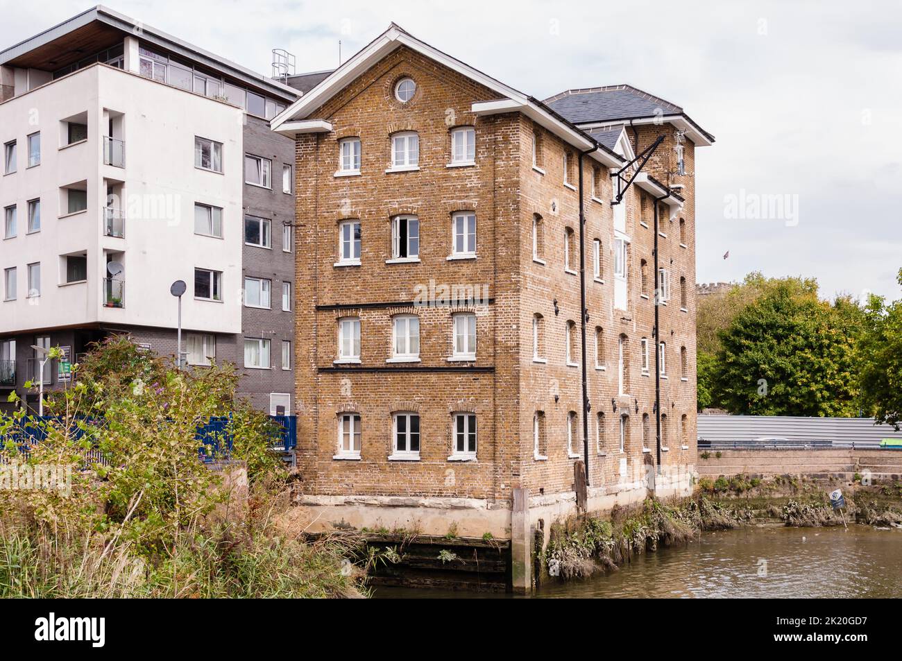 New apartment complex along the Roding Riverside in Barking, East ...