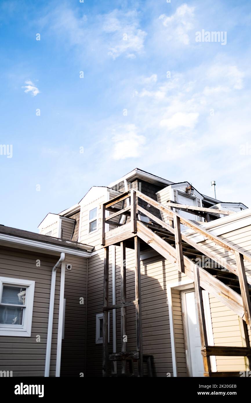 The exterior design of a standard house Stock Photo - Alamy