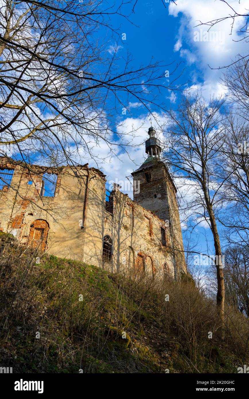 Hartenberg ruins, Western Bohemia, Czech Republic Stock Photo - Alamy