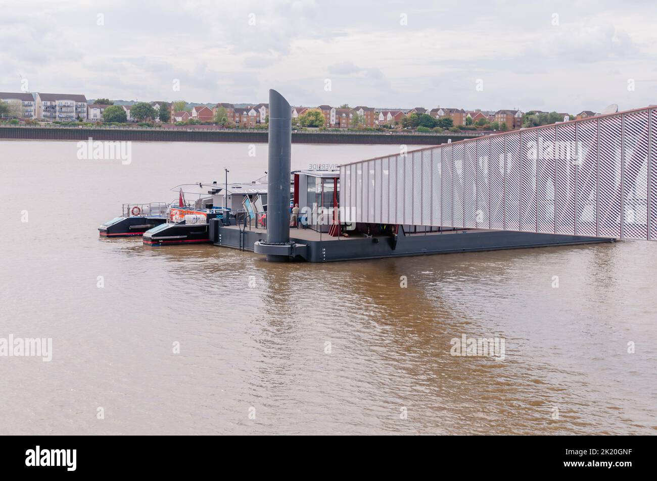 Barking Riverside Pier is a Thames Clippers commuter service pier ...