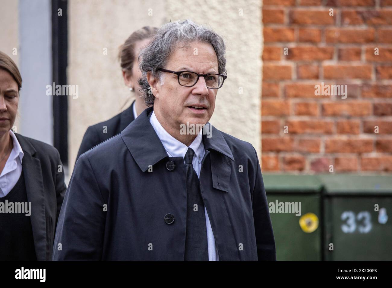 Molly Russell Inquest. Ian Russell, with wife and mother Janet, with ...