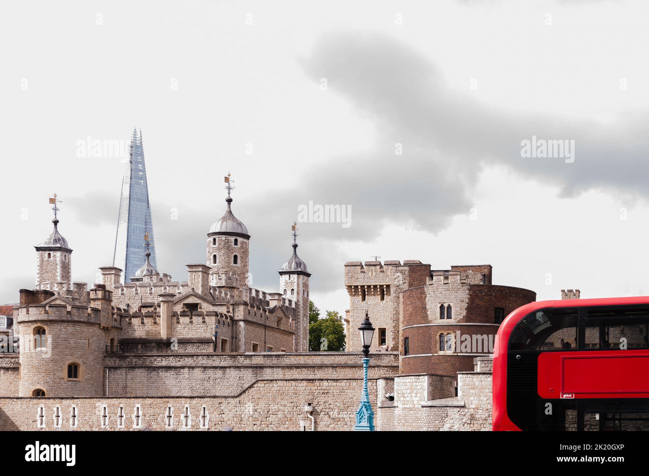 Tower of London curtain wall and architectural details. Castle and ...