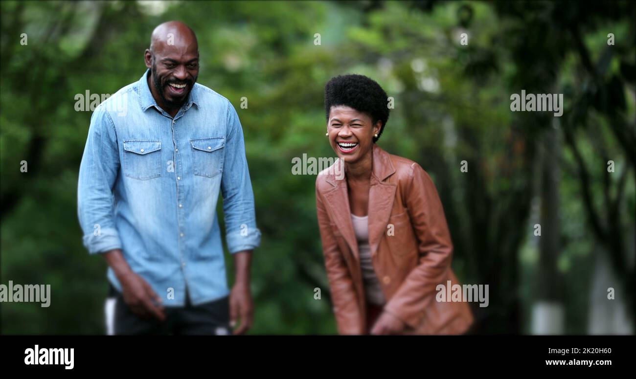 Black African couple laughing and smiling. People real life laugh Stock ...