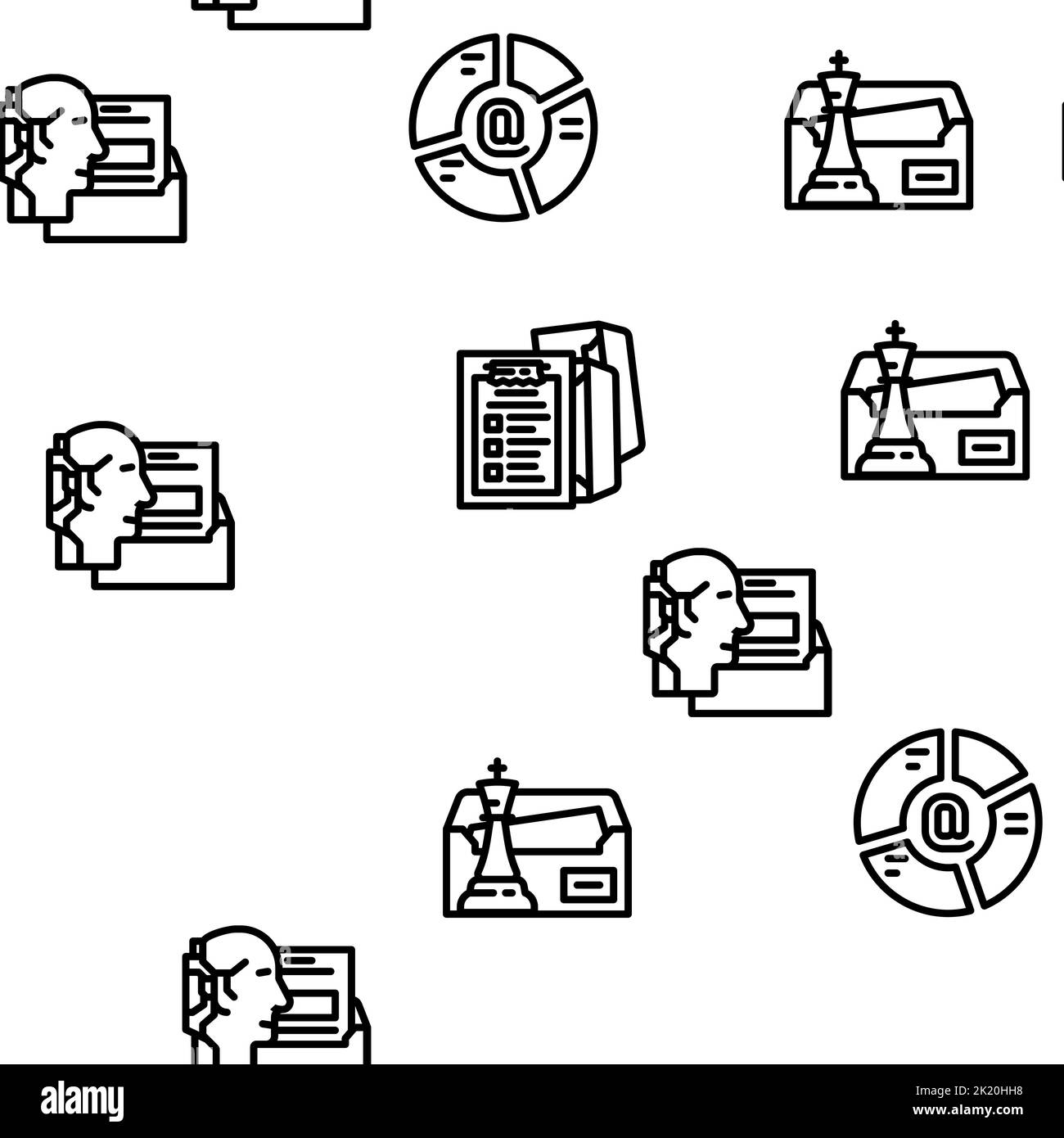 Automated email marketing line Cut Out Stock Images & Pictures - Alamy