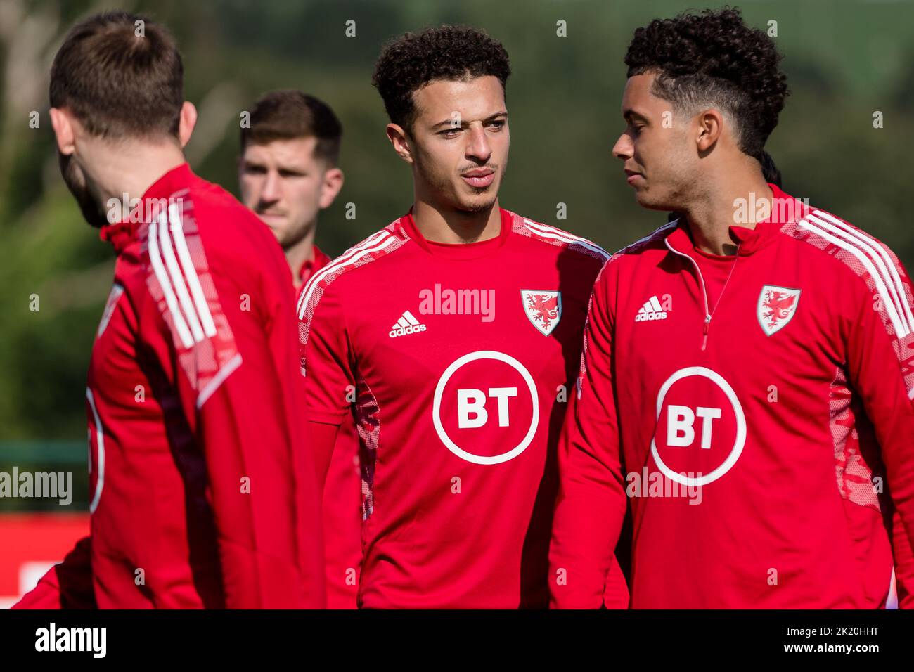 PONTYCLUN, WALES - 21 SEPTEMBER 2022: Wales' Rhys Norrington-Davies ...