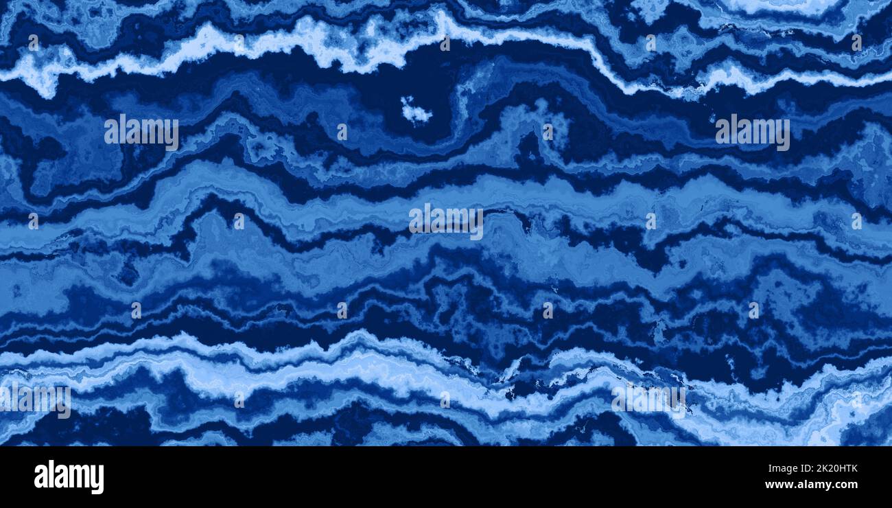 Seamless sapphire blue agate gem stone horizontal cross section ...