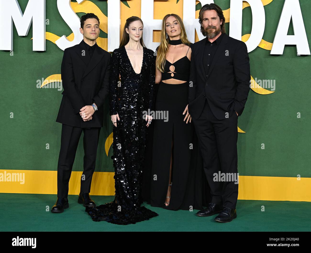 September 21st, 2022. London, UK. Rami Malek, Andrea Riseborough ...