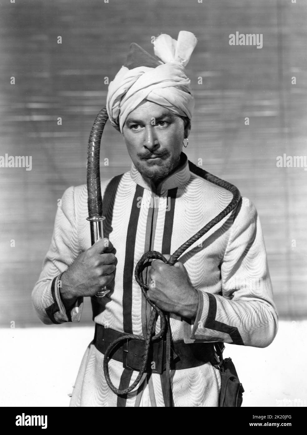 ERROL FLYNN Portrait as Mahbub Ali the Red Beard in KIM 1950 director ...