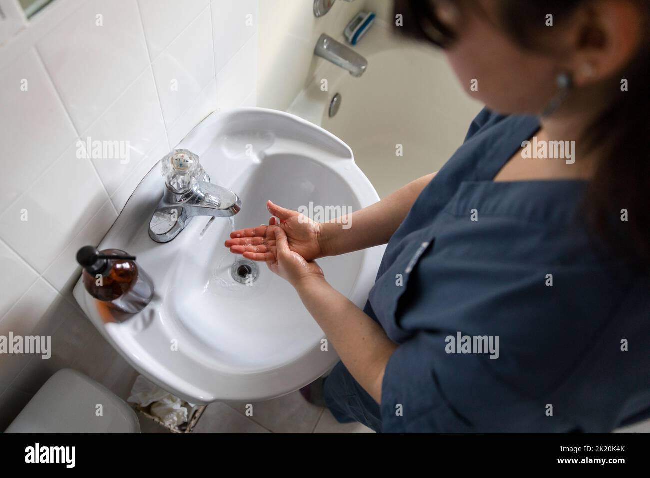 Nurse hands clean hi-res stock photography and images - Alamy