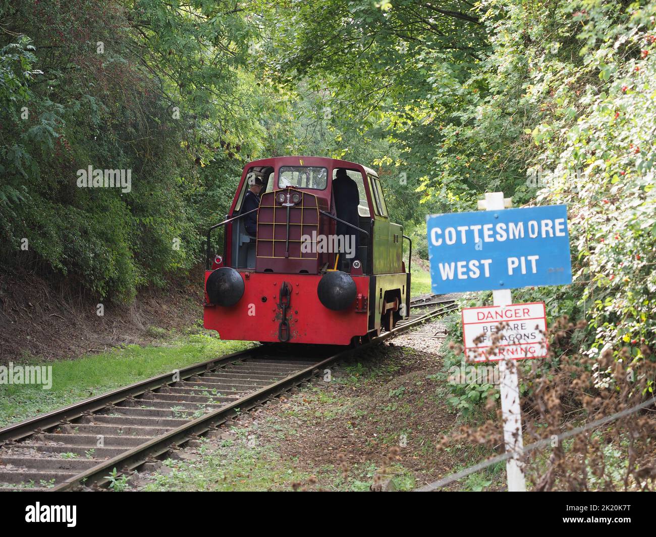 Rolls Royce Sentinel 0-4-0 locomotive at Cottesmore West Pit, Rocks by ...
