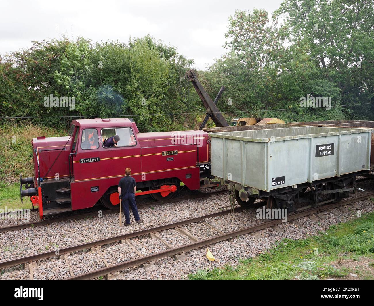 Rolls Royce Sentinel 0-4-0 locomotive at Cottesmore West Pit, Rocks by ...