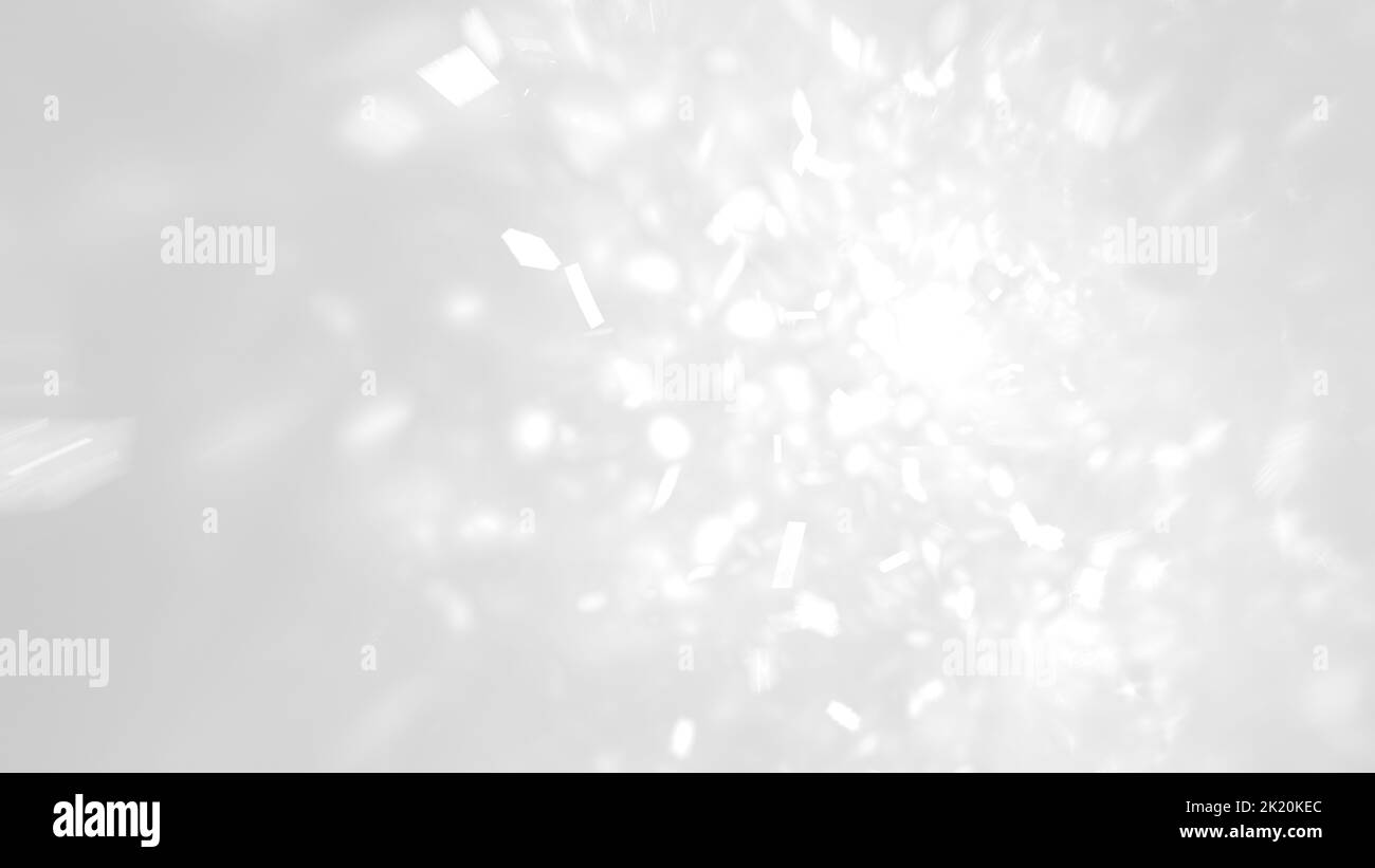 White abstract bokeh confetti sparkle explosion wallpaper background ...
