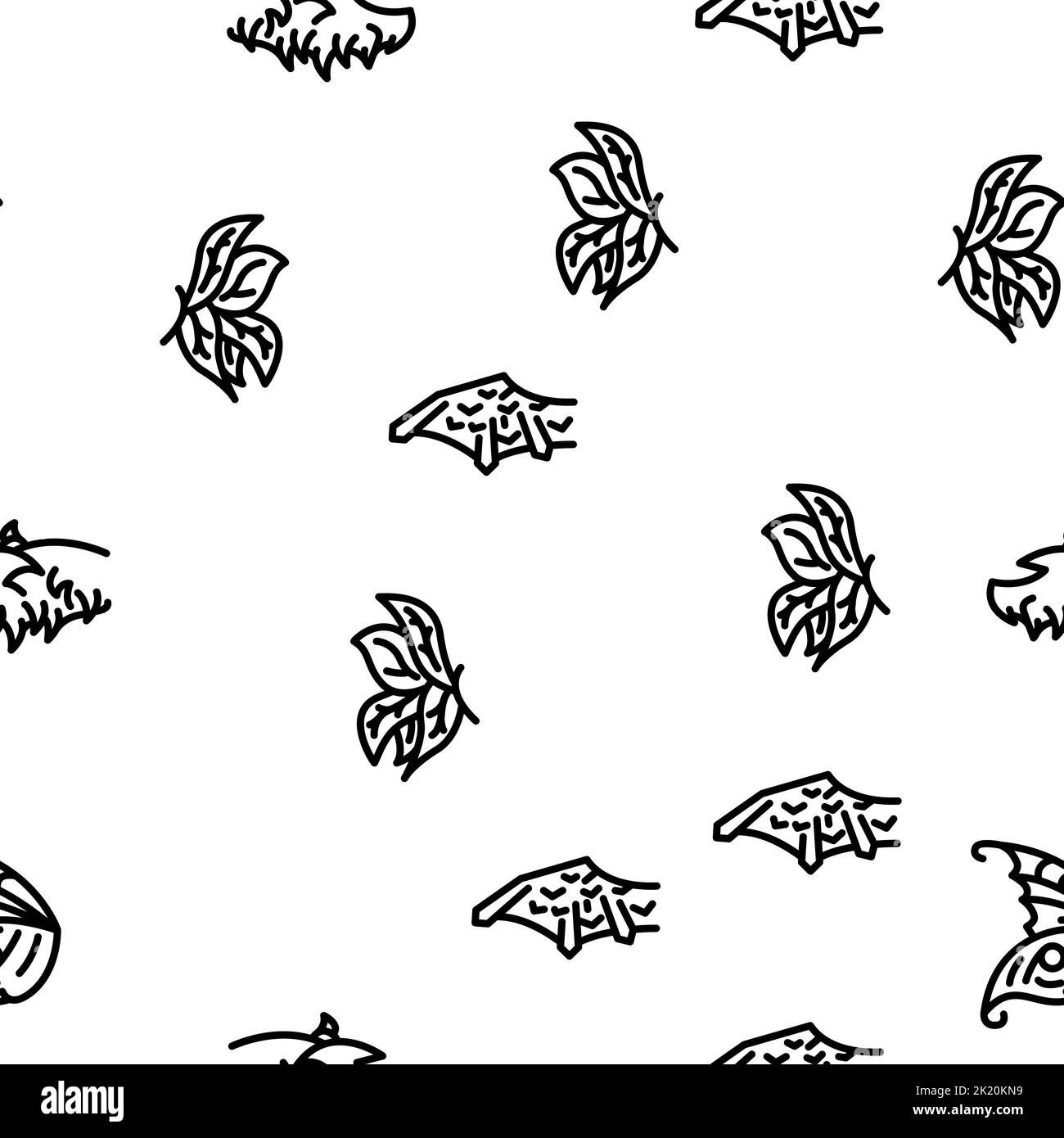 Wing Fly Animal, Bird And Insect vector seamless pattern Stock Vector ...