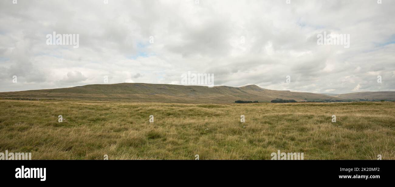 Profile of whernside taken from twistleton hi-res stock photography and ...