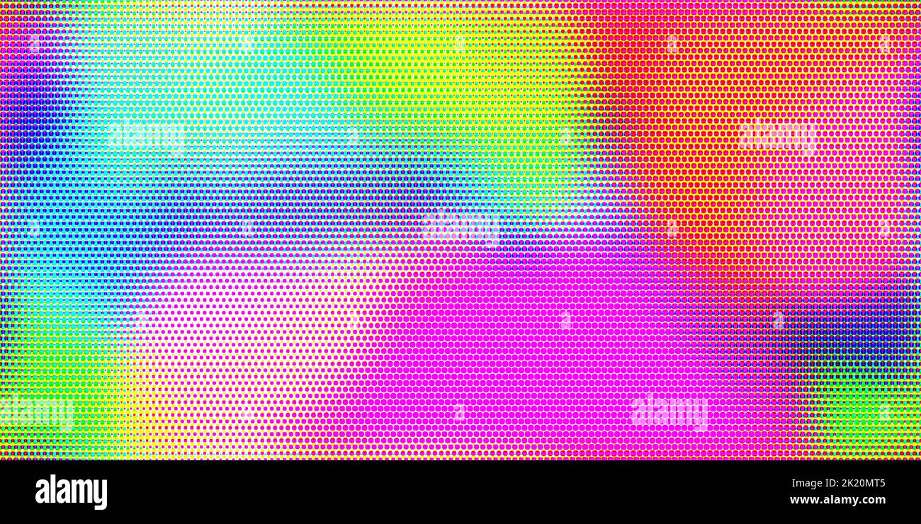 Seamless CMYK halftone abstract gradient background pattern. Tileable ...