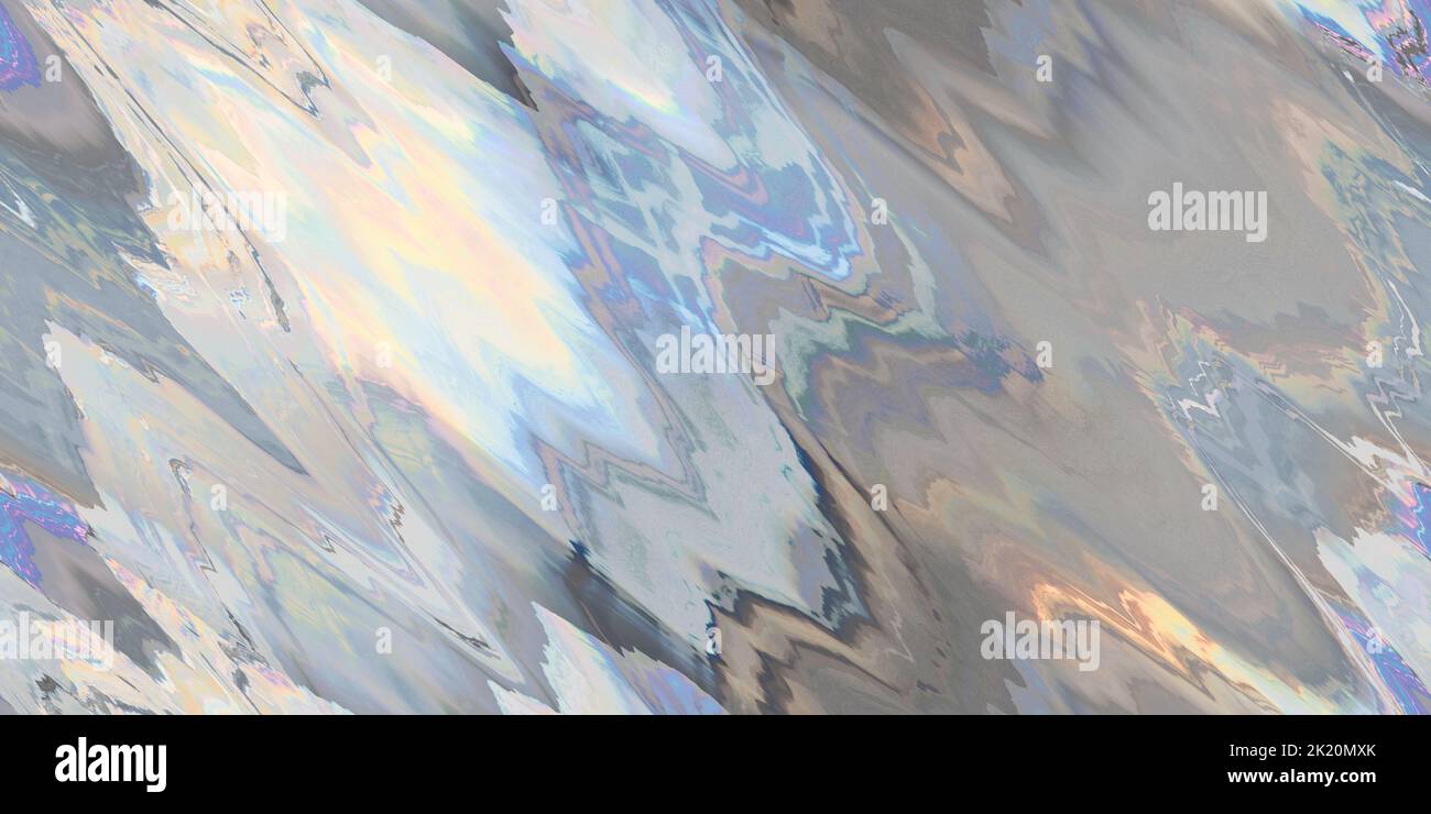 Seamless iridescent silver holographic chrome foil vaporwave background ...