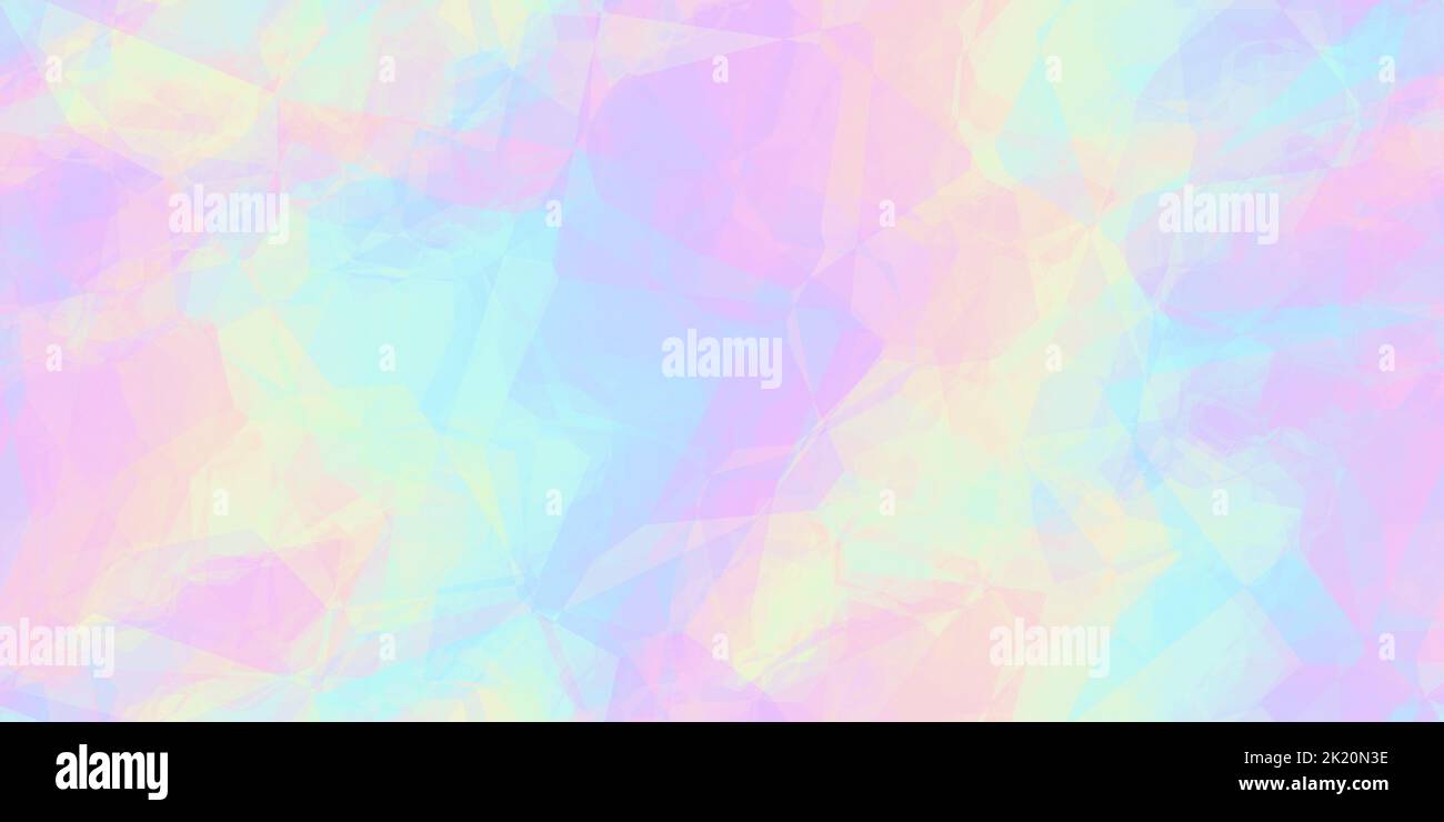 Seamless trendy iridescent rainbow chrome foil texture. Soft futuristic ...