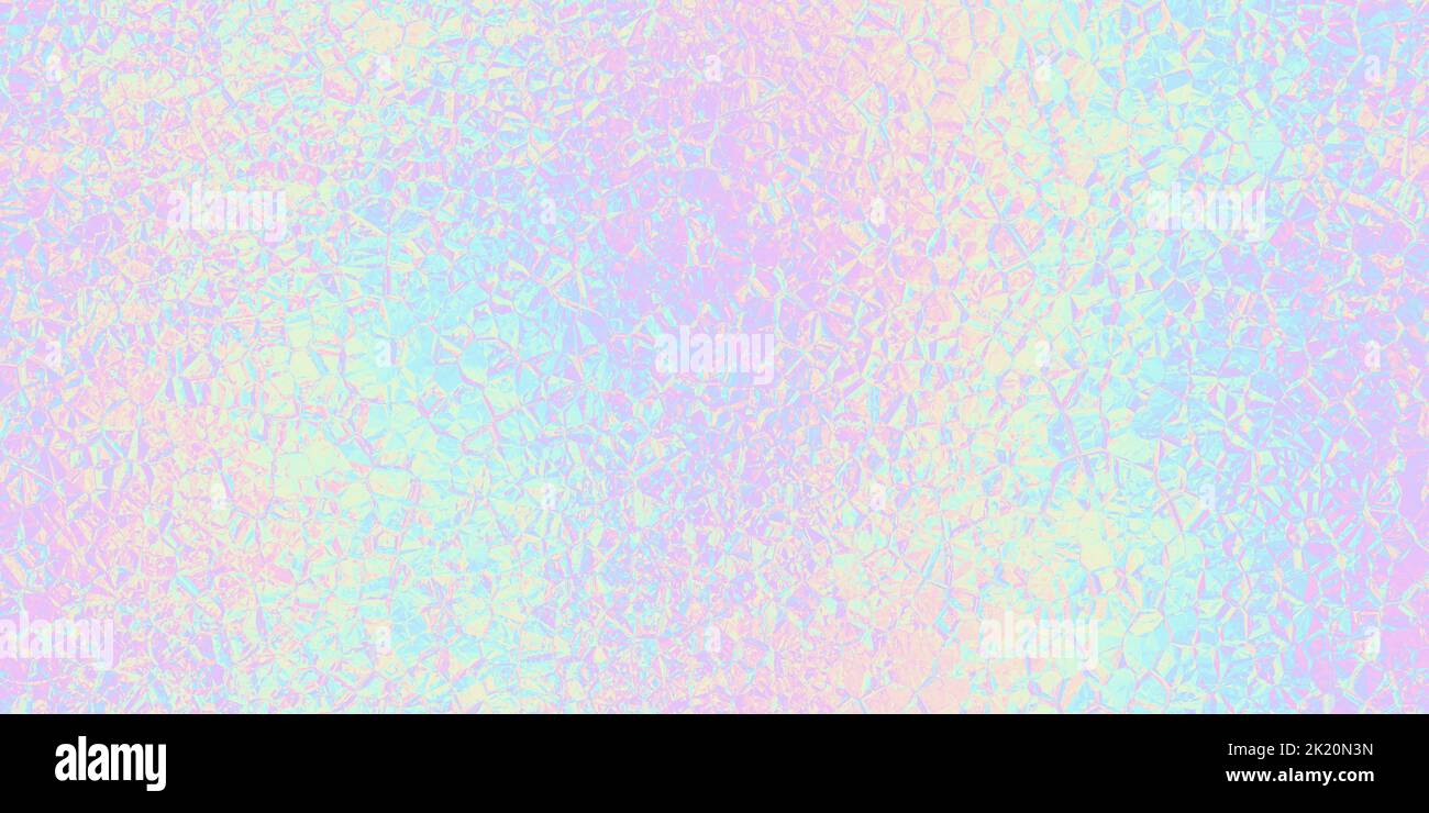 Seamless trendy iridescent rainbow chrome crumpled foil texture. Soft ...