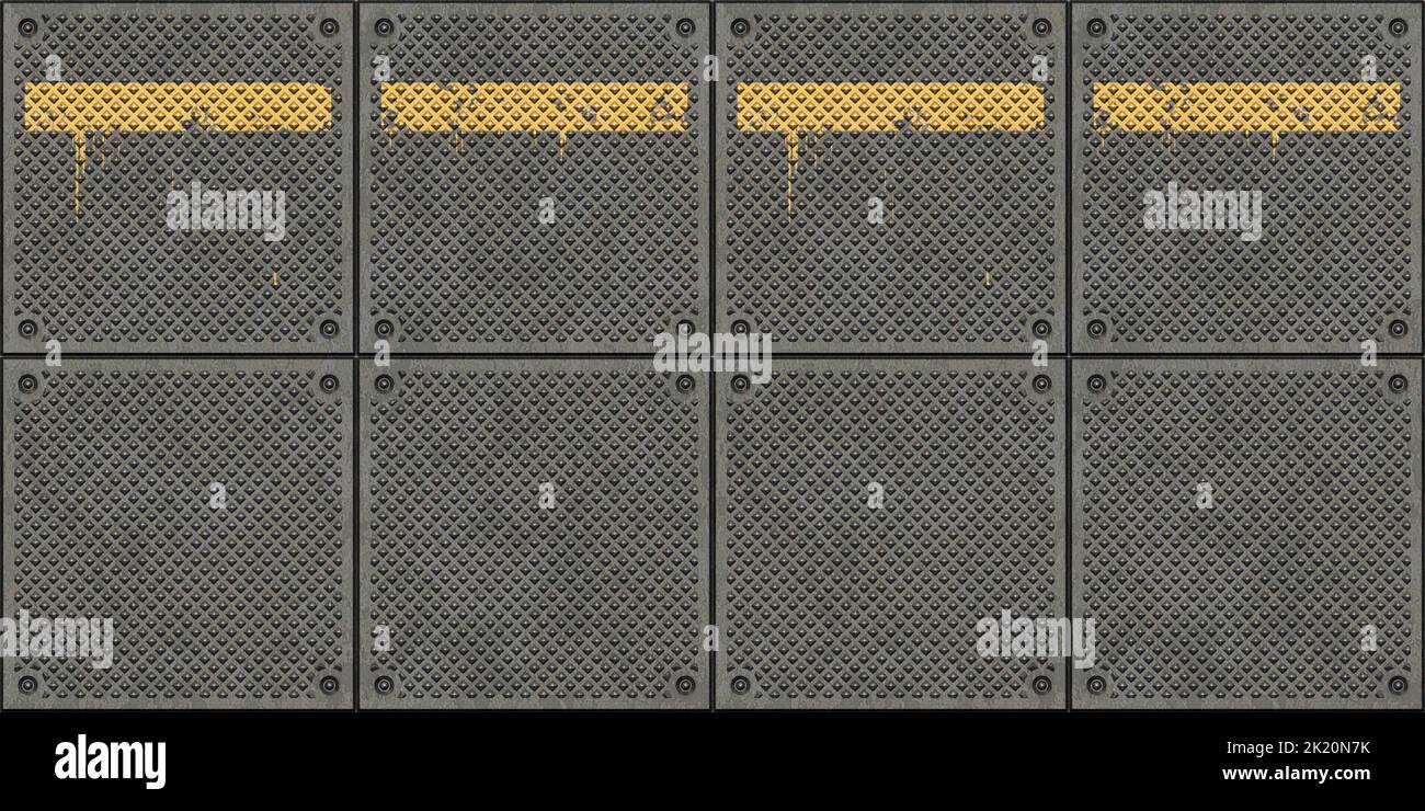 Seamless diamond knurl metal floor plate background texture. Tileable ...