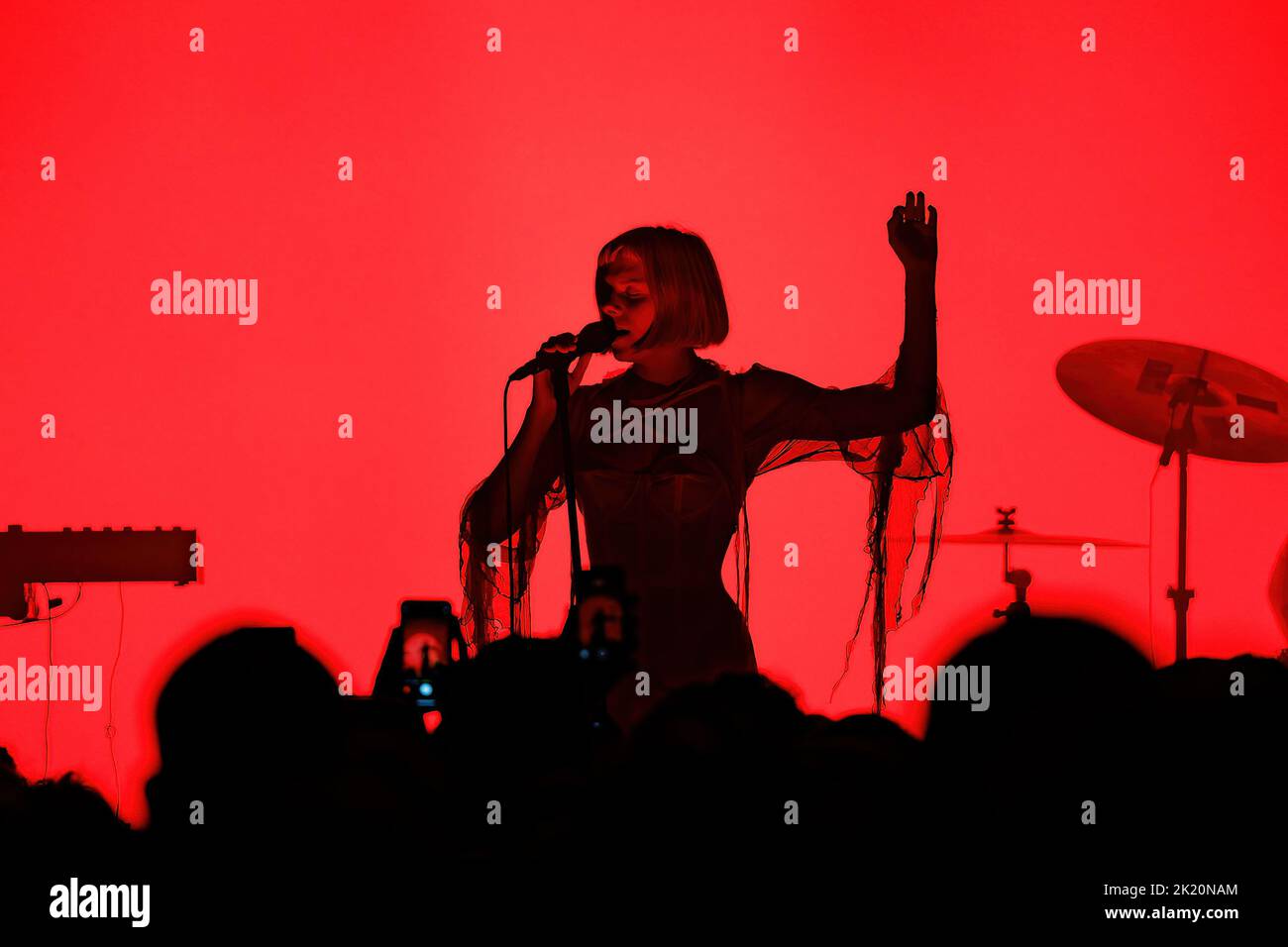BARCELONA - SEP 12: Aurora (singer from Norway) performs on stage at ...