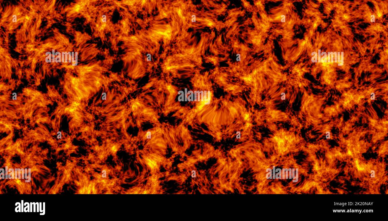 Seamless glowing red and orange sun surface background texture ...