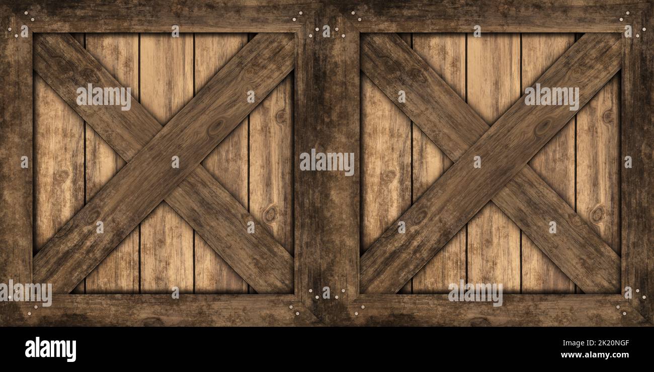 Seamless wood barrel or wooden crate or shipping box background texture ...