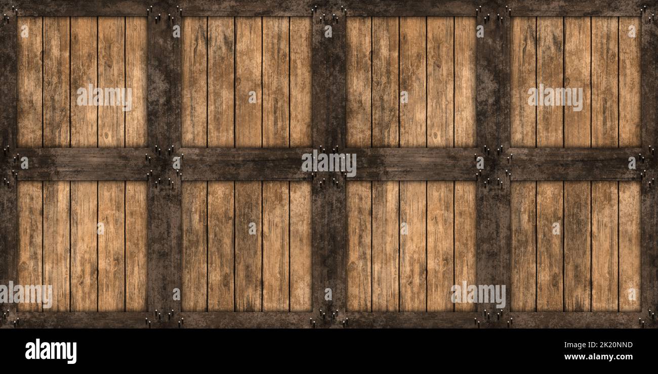 Seamless wood barrel or wooden crate or shipping box background texture ...