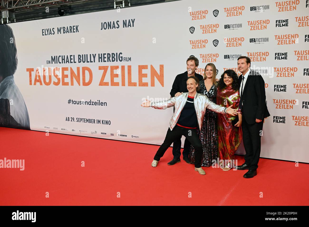 Munich, Germany. 21st Sep, 2022. The actor Jörg Hartmann (l-r) the ...