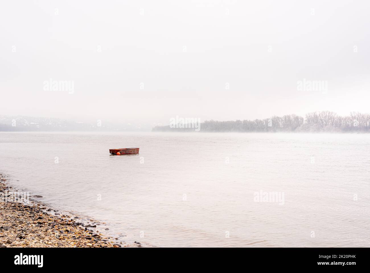 Small row boat in river hi-res stock photography and images - Alamy