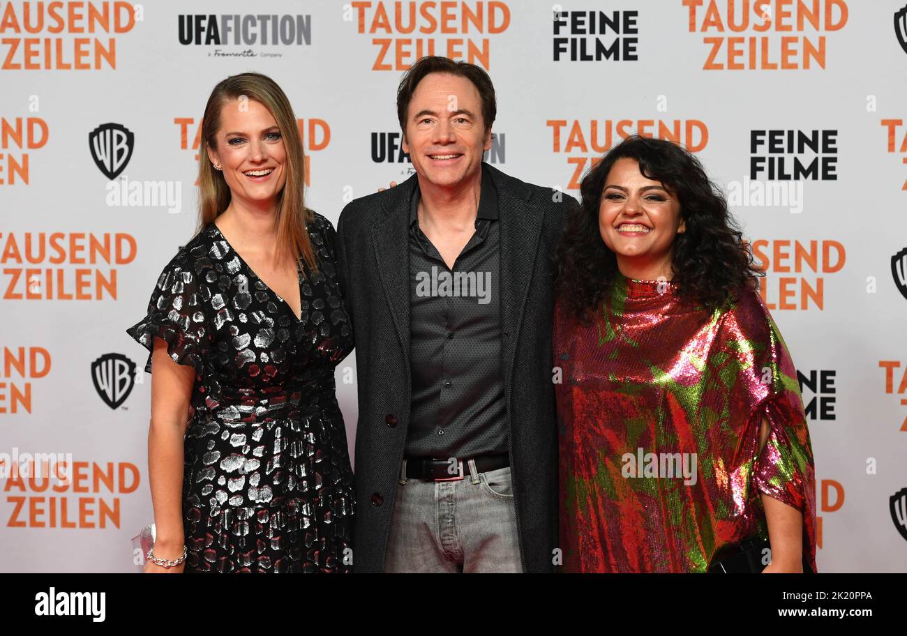 Munich, Germany. 21st Sep, 2022. Actress Marie Burchard, director ...