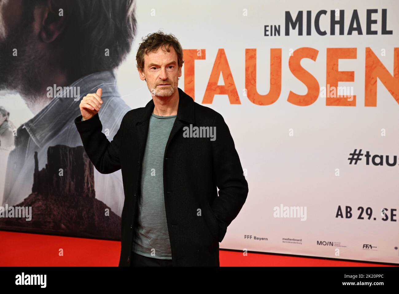 Munich, Germany. 21st Sep, 2022. Actor Jörg Hartmann shows up at the ...