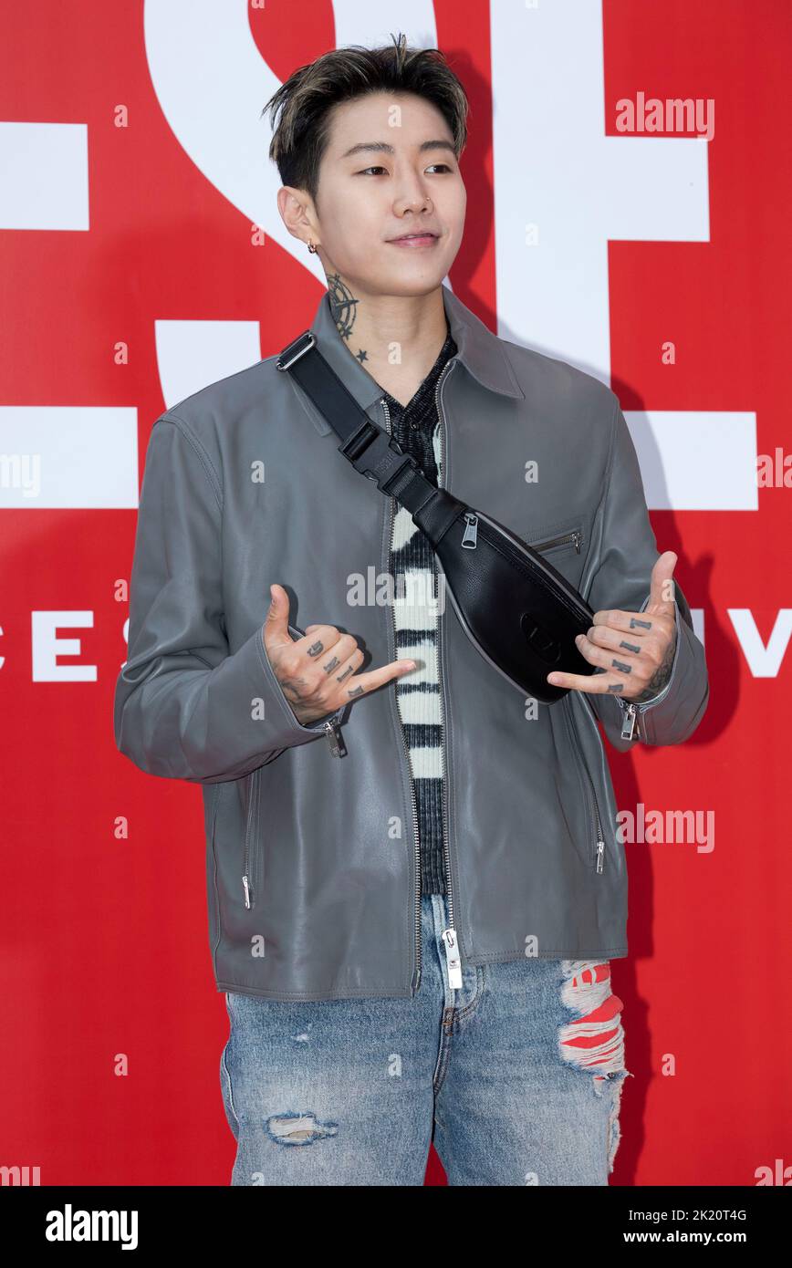 21 Sep 2022 – Seoul, South Korea: South Korean rapper Jay Park attends ...