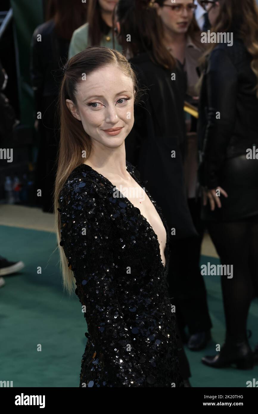 Andrea riseborough 2022 hi-res stock photography and images - Alamy