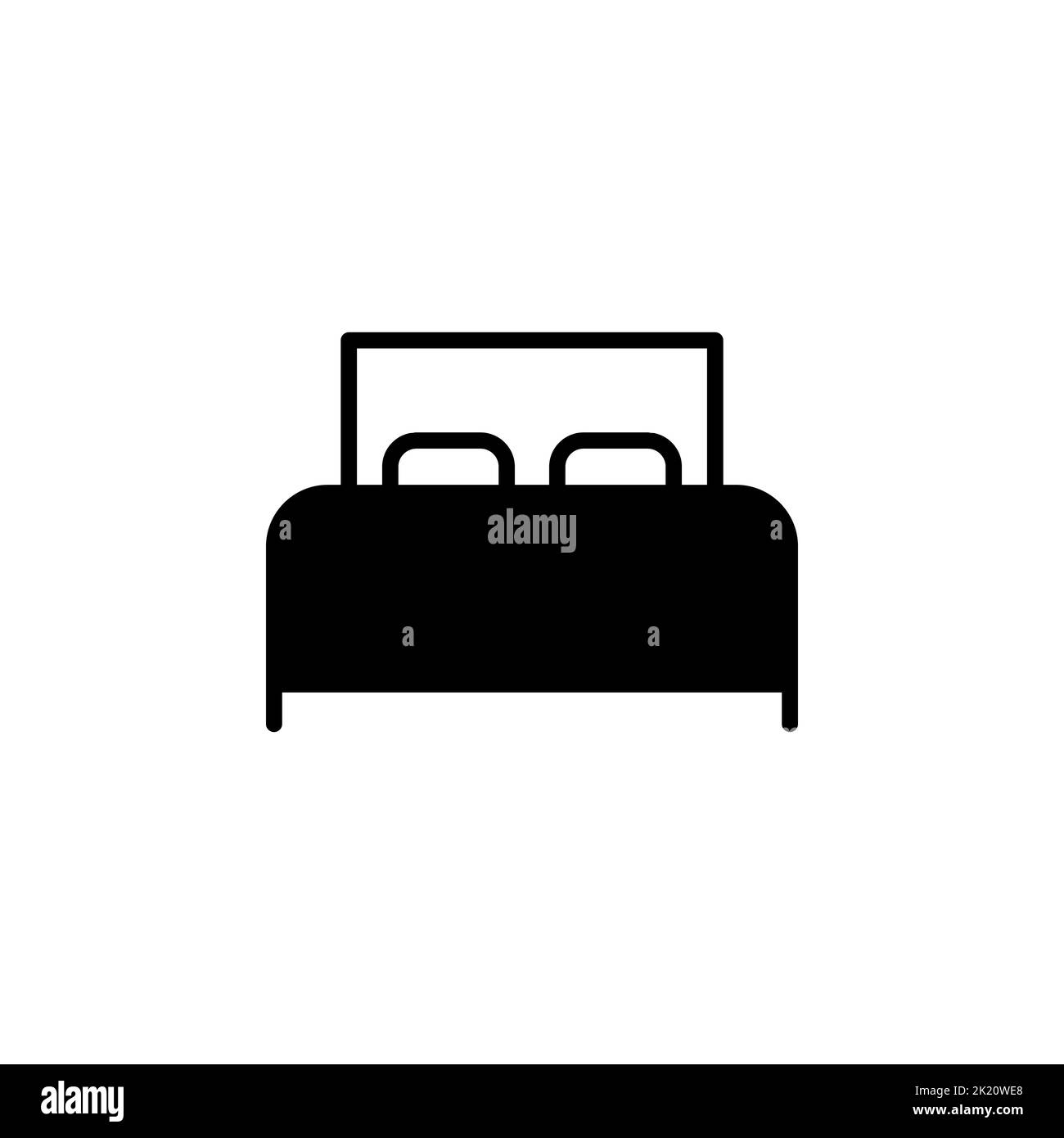 Bed, Bedroom icon design concept Stock Vector Image & Art - Alamy