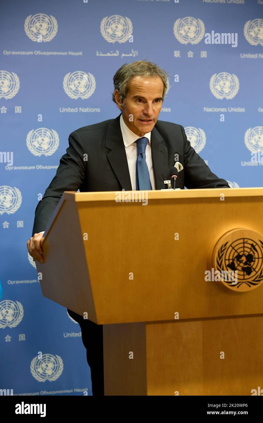 New York, NY, USA. 21st Sep, 2022. Mr. Rafael Grossi, Director-General ...