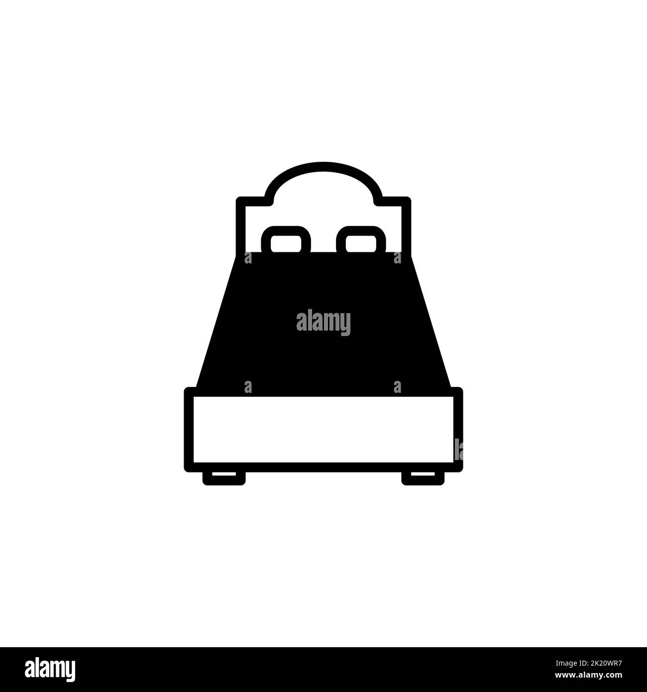 Bed, Bedroom icon design concept Stock Vector Image & Art - Alamy