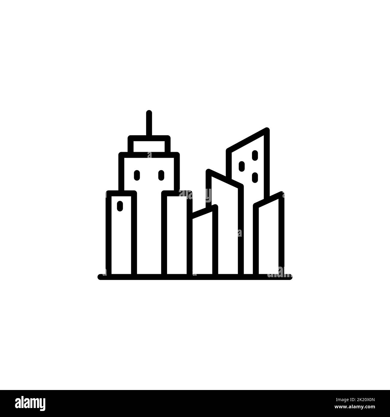 City, Town, Urban icon design concept Stock Vector Image & Art - Alamy