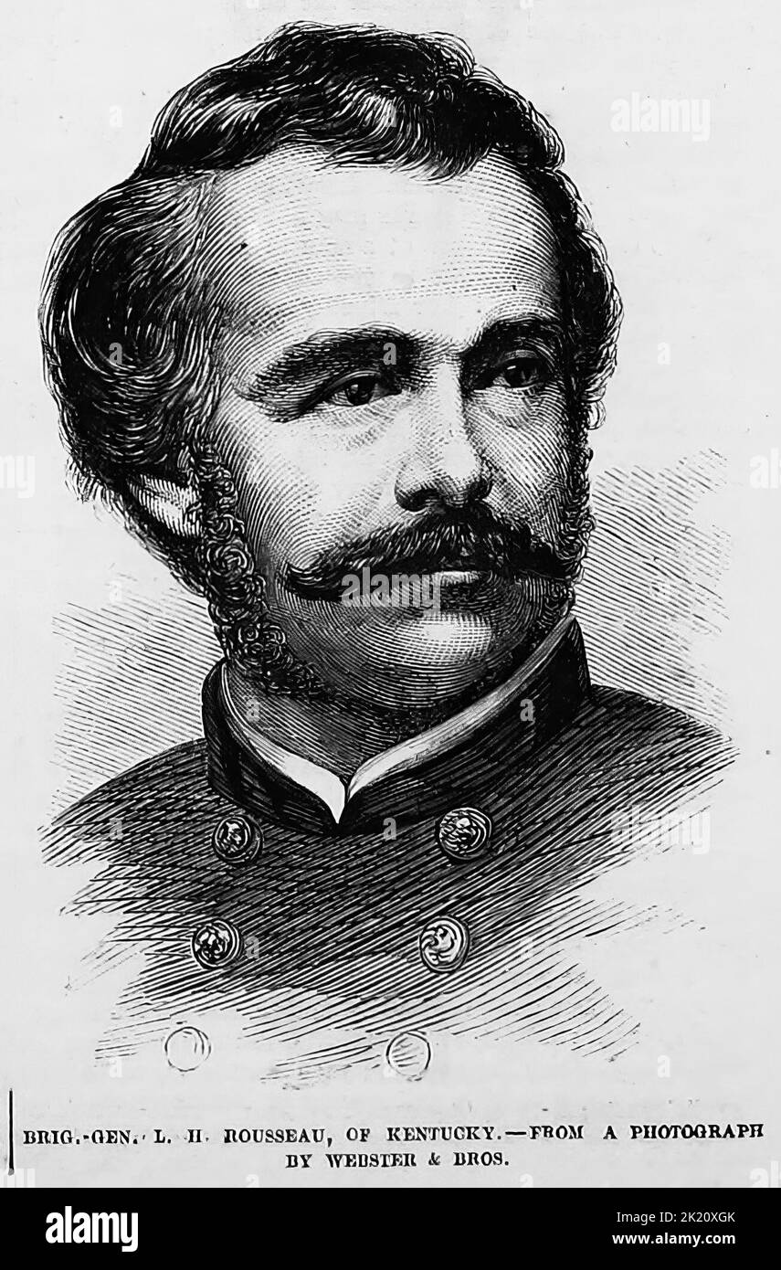 Portrait of Brigadier General Lovell Harrison Rousseau, of Kentucky ...