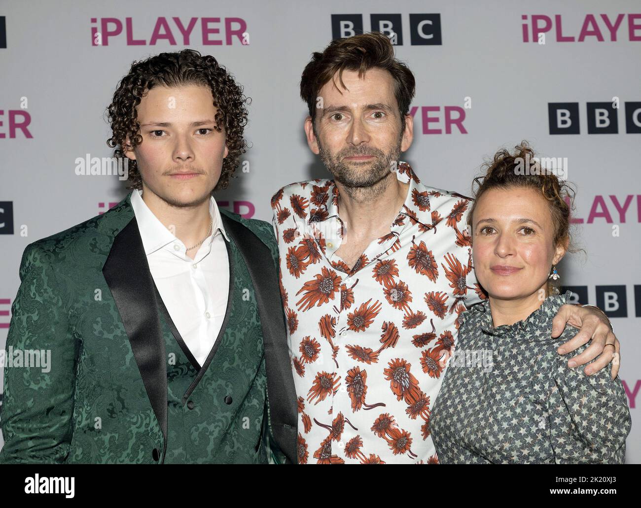 Louis Oliver, David Tennant and Lindsay Marshall attend the screening ...