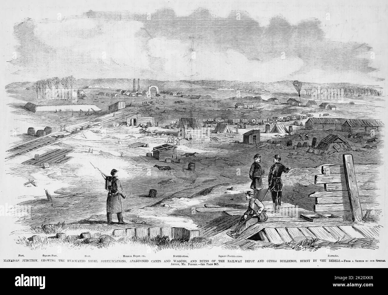 Military fortifications civil war hi-res stock photography and images ...