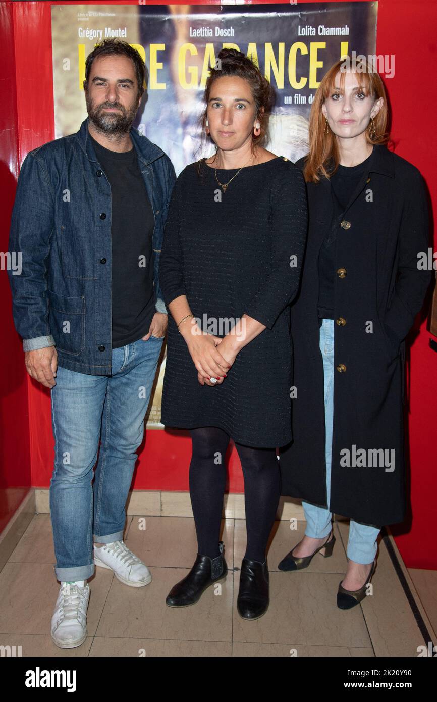 Paris, France on September 21, 2022. Gregory Montel, Lisa Diaz and ...