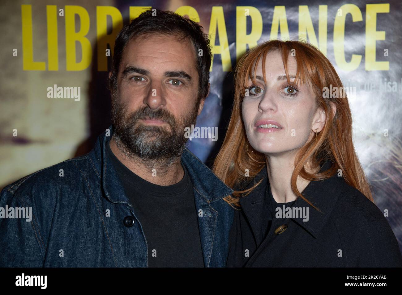 Paris, France on September 21, 2022. Gregory Montel and Lolita Chammah attending the Libre ...