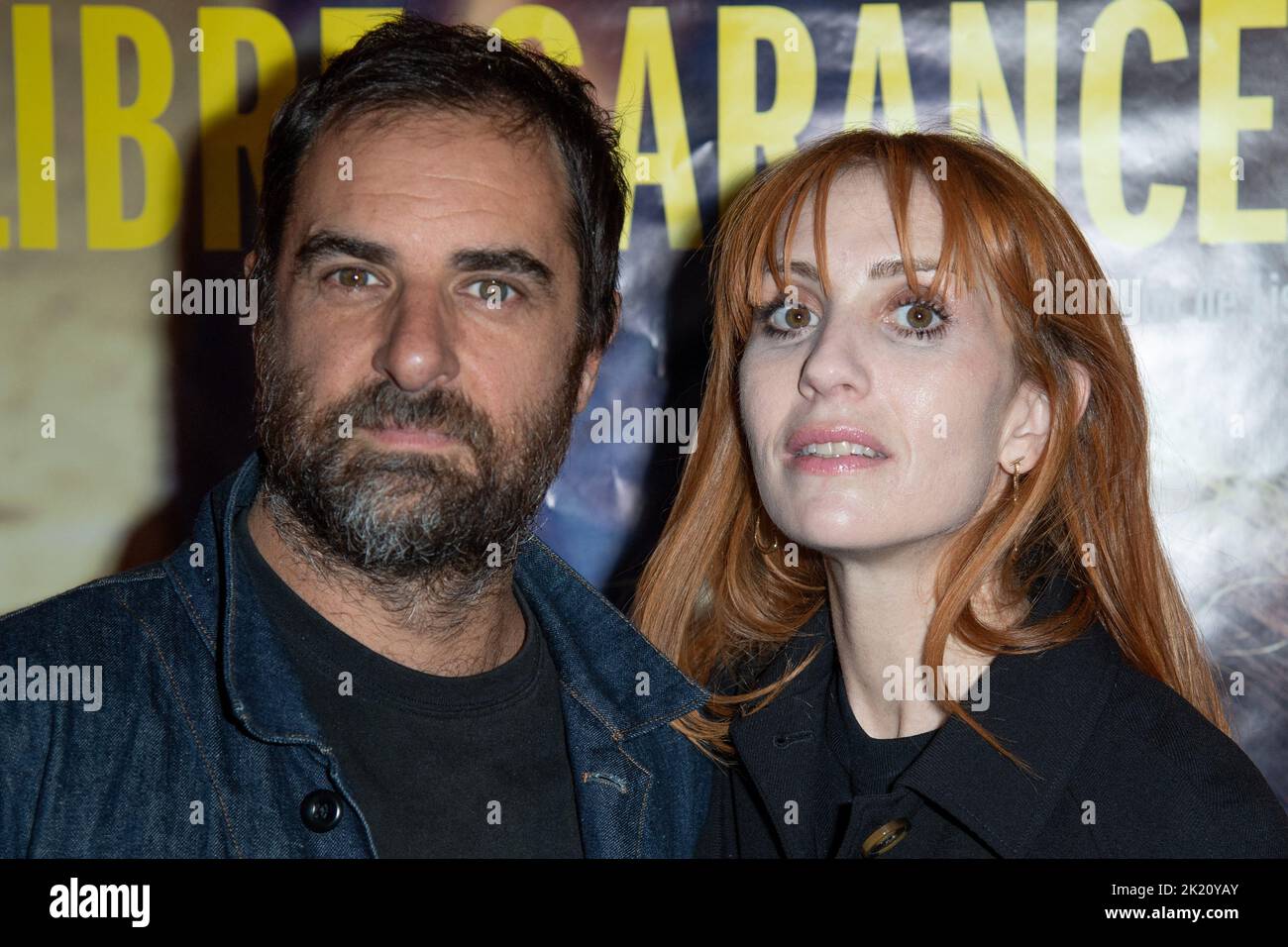 Paris, France on September 21, 2022. Gregory Montel and Lolita Chammah ...