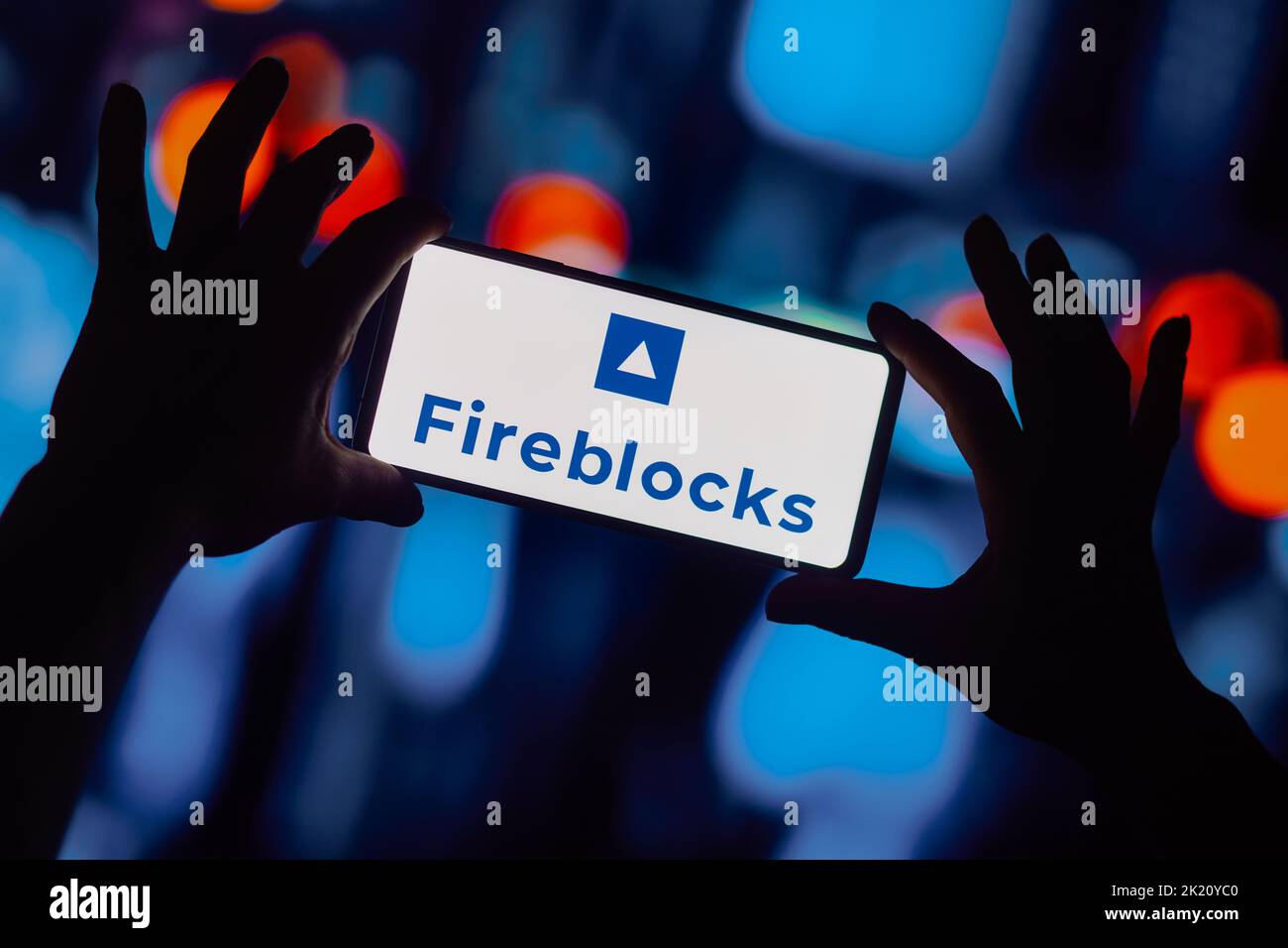 Brazil. 21st Sep, 2022. In this photo illustration, the Fireblocks logo ...