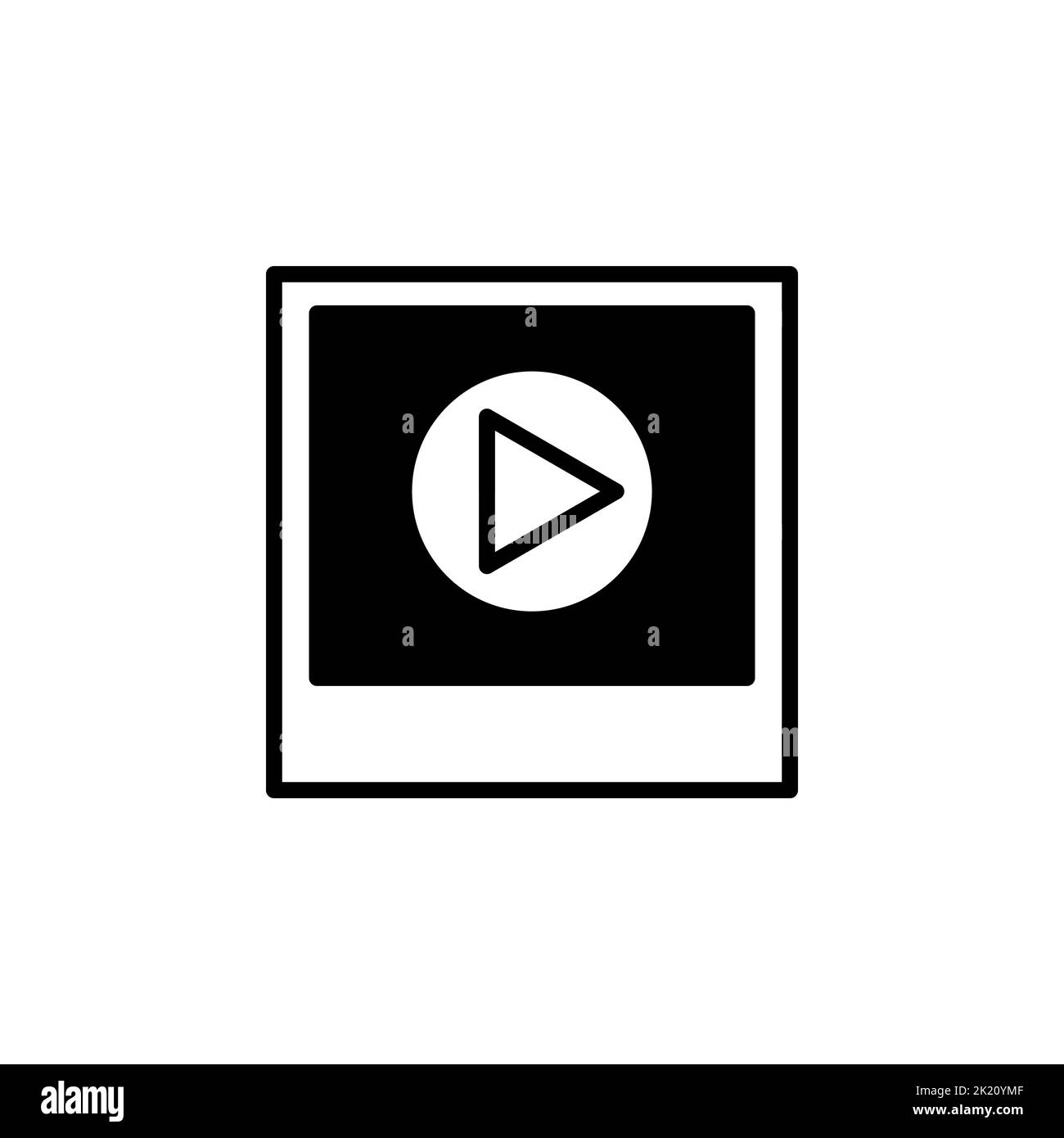 Video, Play, Film, Player, Movie icon design concept Stock Vector Image ...