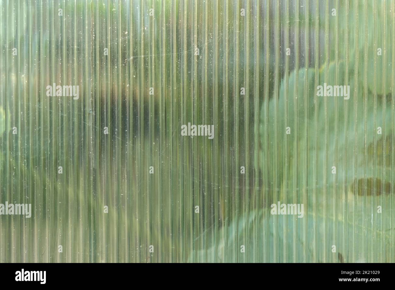 The texture of transparent polycarbonate. Transparent plastic material ...