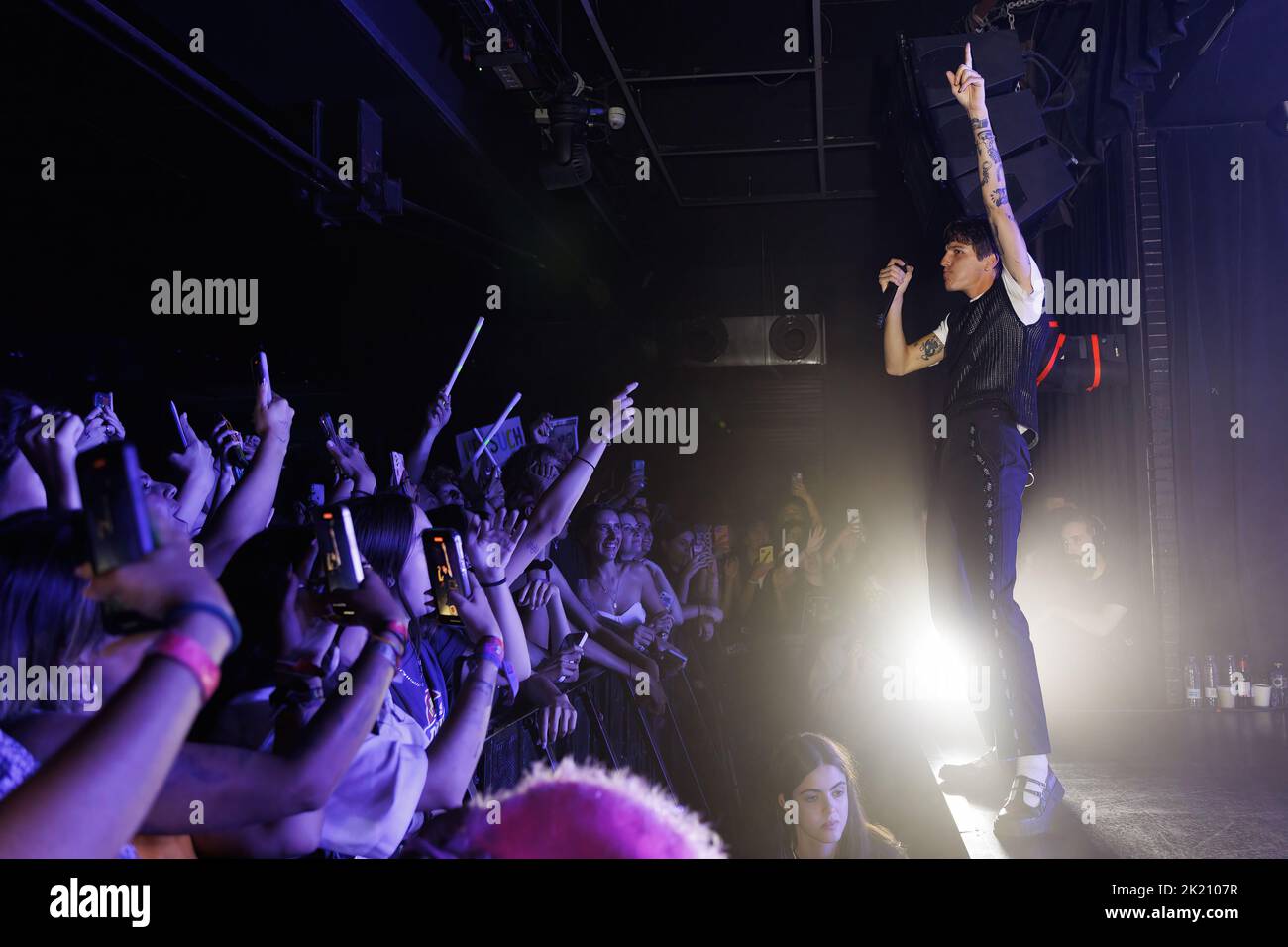 BARCELONA - SEP 10: Role Model (band from the singer Tucker Pillsbury ...
