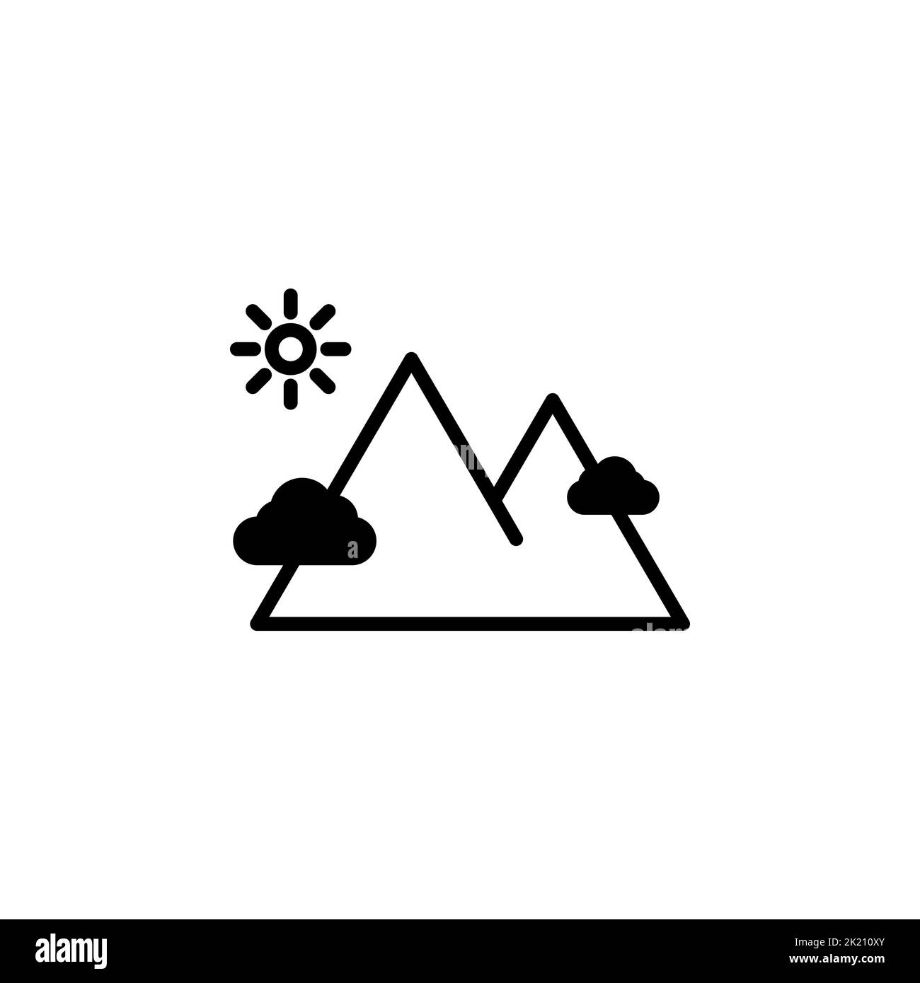 Mountain, Hill, Mount, Peak Stock Vector Image & Art - Alamy